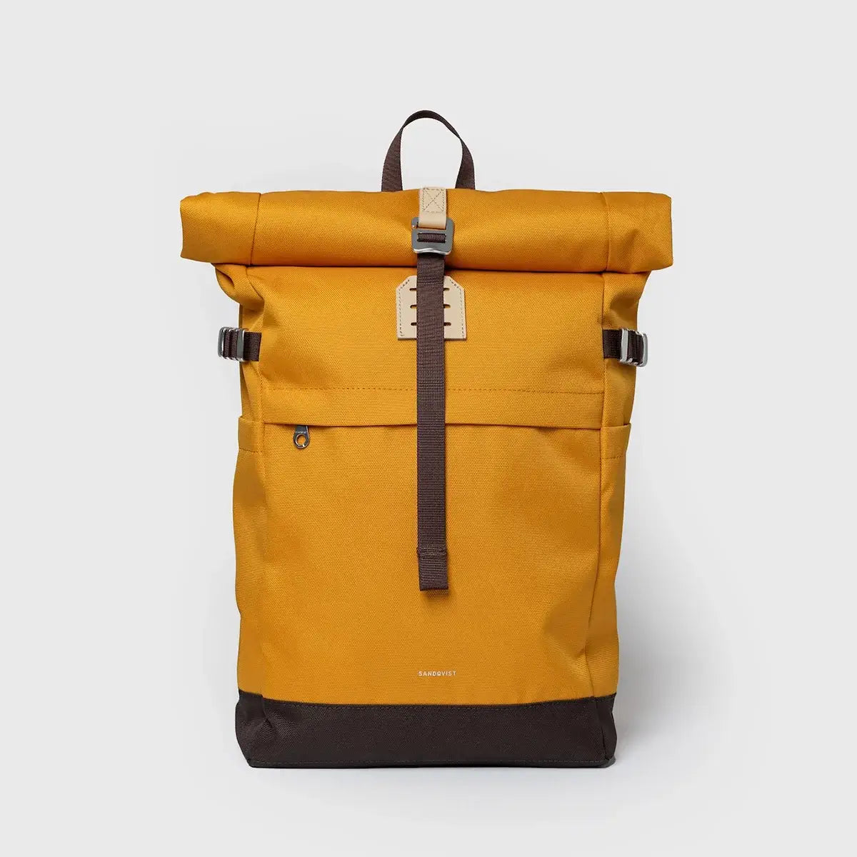 Sandqvist Icon Rolltop Backpack M Golden Yellow Ryggsäck - GRATIS ...
